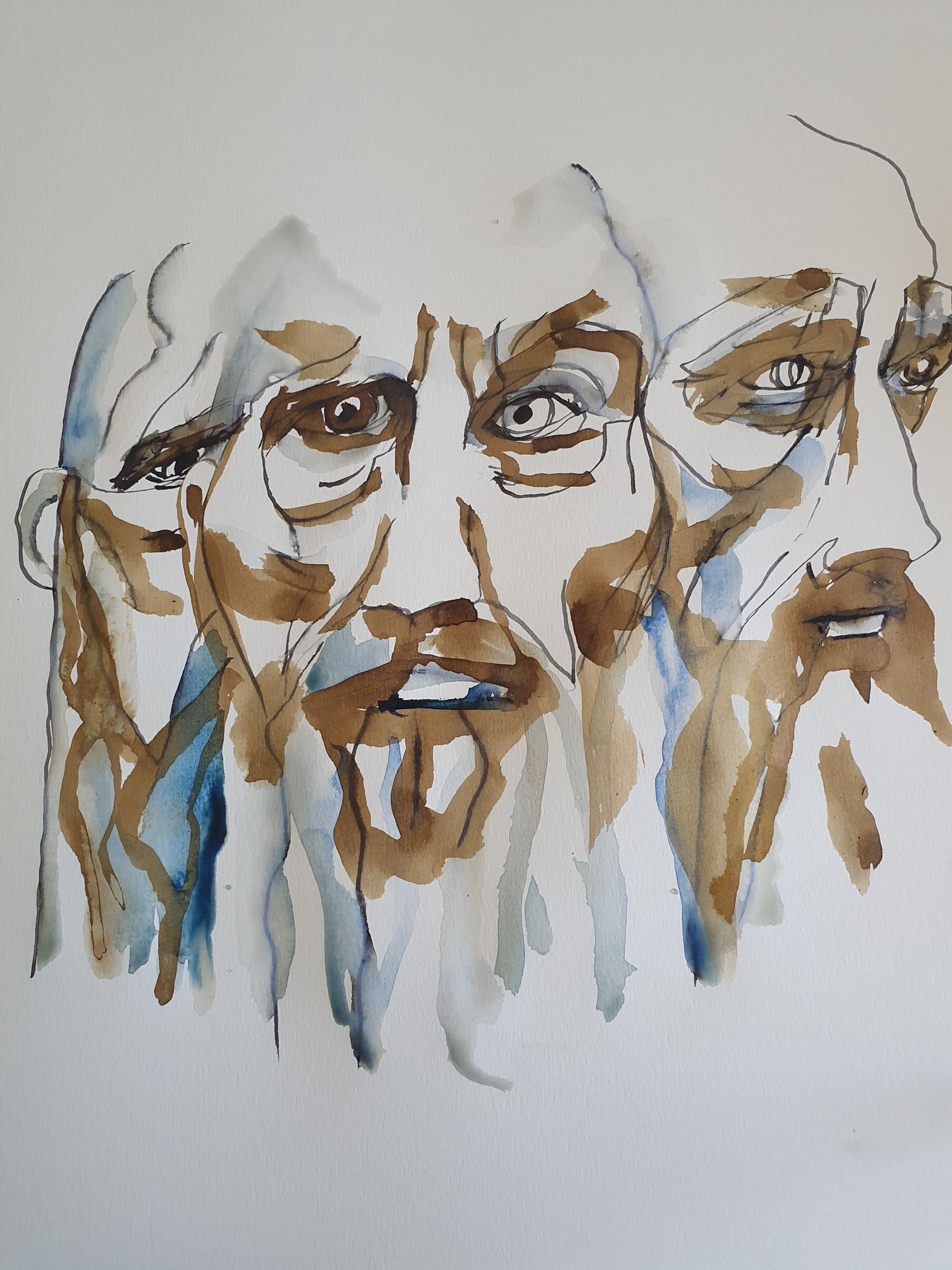 Portrait aquarelle broux de noix crayon | artgraphe le blog des cours ...